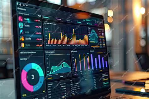 Online Business Dashboard With Realtime Sales Tracking Premium Ai Generated Image