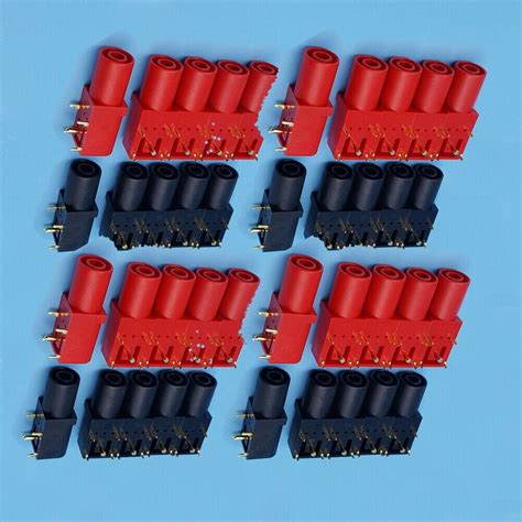 40pcs Right Angle Gold Plated 4mm Safety Banana Female Jack Pcb Socket