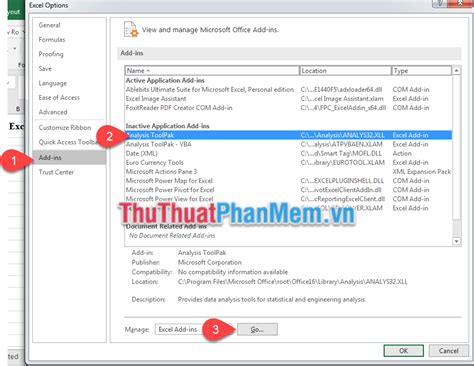 Data Analysis Trong Excel