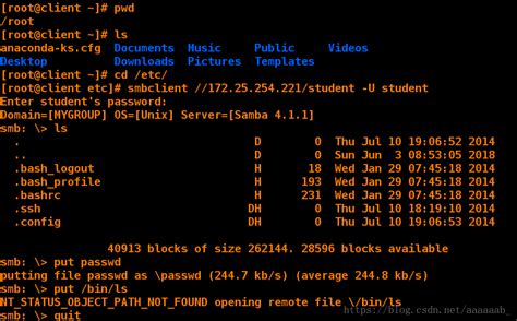 基于linux下的samba文件共享系统 linux samba protocol csdn博客