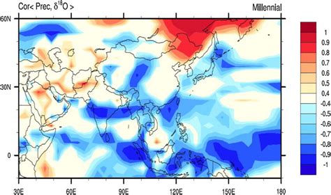Point To Point Cross Snapshot Correlation Map Between Summer Jja
