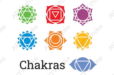 Chakra Symbols Svg File For Cricut Graphic By Artychokedesign