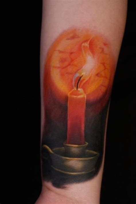 Candle Light Tattoo