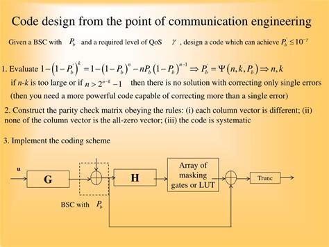 PPT Error Control Coding For Wireless Communication Technologies