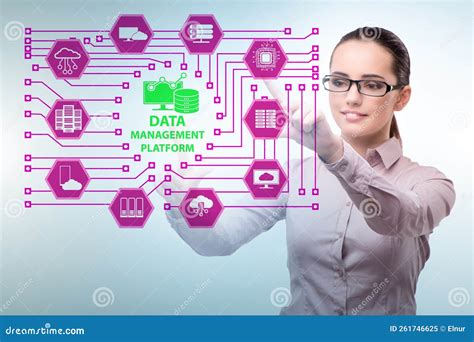 Business People In Data Management Concept Stock Image Image Of Service Computer 261746625