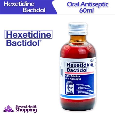 Hexetidine Bactidol Oral Antiseptic 60ml Lazada Ph
