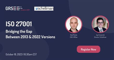 Grsee Consulting On Linkedin Cybersecurity Iso27001 Webinar Datasecurity Infosec Compliance…