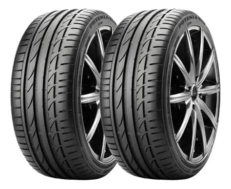 Kit 2 Pneus Bridgestone Aro 18 22540r18 Potenza S001 92y Y Frete Grátis