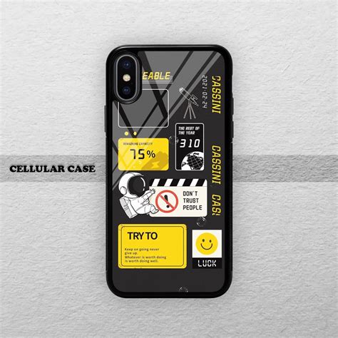 Jual Cs Case Glossy Iphone X Xs Xs Max Xr Casing Kilau Softcase Hardcase Keren Motif Nasa