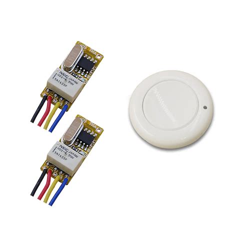 Top Sale Micro Relay Wireless Remote Control Switch Smart Home RF Mini Receiver Transmitter DC