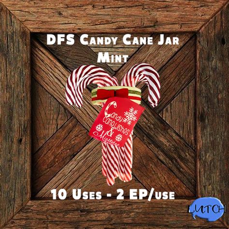 Second Life Marketplace Dfs Candy Cane Jar Mint