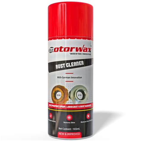 Motorwax Rust Cleaner Spray 165ml At ₹ 246piece Rust Remover Spray