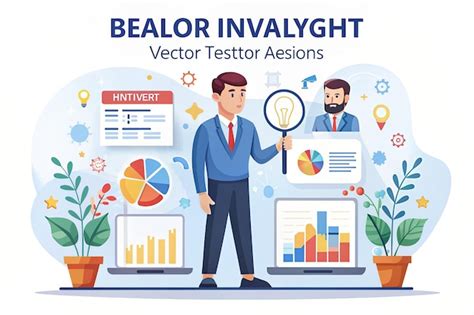 Behavior Analyst Vector Flat Style Insight Premium Ai Generated Image