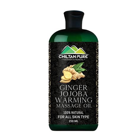 Buy Chiltan Pure Ginger Jojoba Warming Massage Oil 250ml Online In