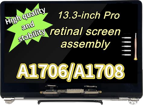 New A1706 A1708 Lcd Display Screen Full Assembly Replacement For Macbook Pro 13