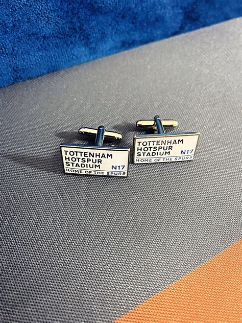 Tottenham Hotspur Football Stadium Cufflinks White Hart Lane Stadium