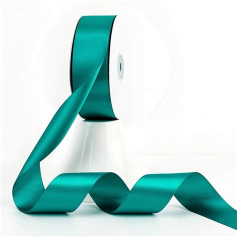 Teal Satin Ribbon