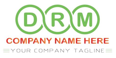 Premium Vector Drm Letter Logo Design