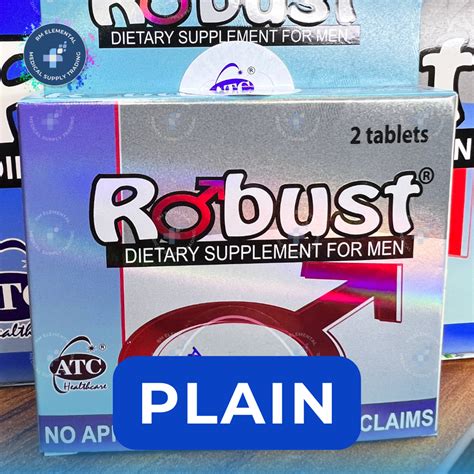 Robust Extreme And Plain 550mg 400 Mg 2s Mens Dietary Supplement
