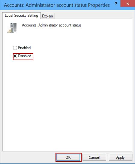 Enable And Disable Built In Administrator Account In Windows 10