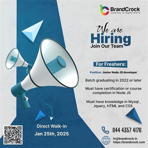 Sridhar Raj P On Linkedin 📢 Job Opportunity Alert 🌟 Your Dream Career