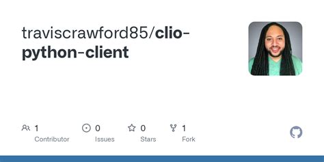 github traviscrawford85 clio python client