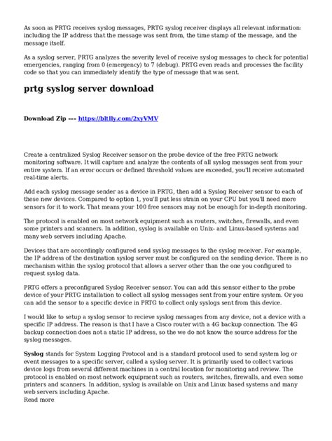 Fillable Online How To Monitor Syslog And Snmp Trap Messages In 6 Steps Fax Email Print Pdffiller