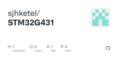 GitHub Sjhketel STM G