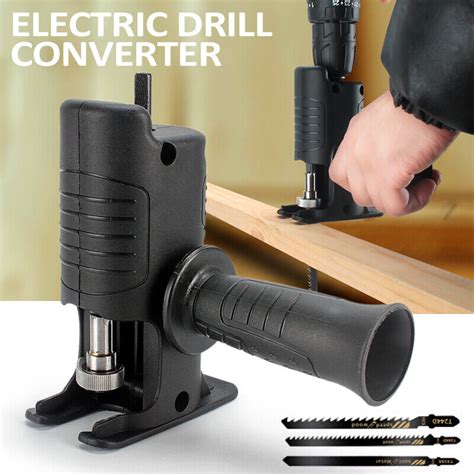 Portable Reciprocating Saw Adapter Kit Electric Drill Converter Modifi