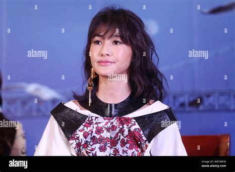 Chinese Actress Chen Ran Attends A Press Conference For Her New Movie Scent In Shanghai China