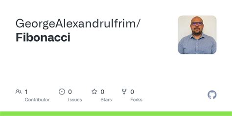 Github Georgealexandruifrimfibonacci