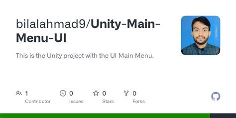 GitHub Bilalahmad9 Unity Main Menu UI This Is The Unity Project With The UI Main Menu