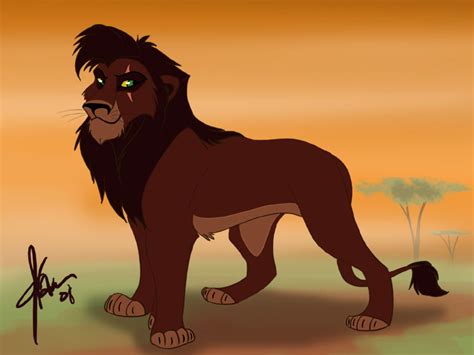 Lion King Mating Drawing
