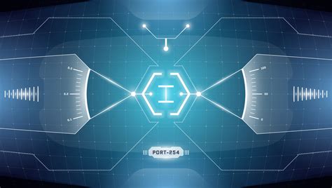 Vr Hud Technology Head Up Display Target Digital Futuristic Virtual