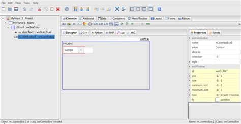 Combobox Display Problem · Issue 394 · Wxformbuilderwxformbuilder · Github