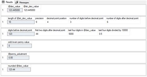 Sql Server Rounding To The Nearest Penny With T Sql