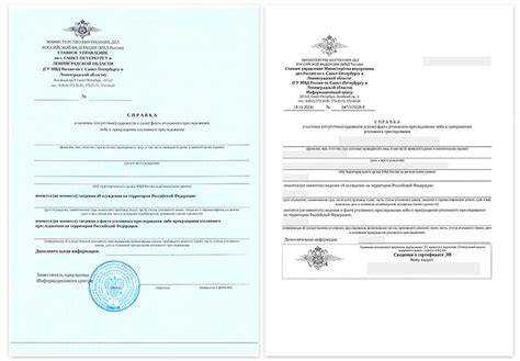 Бюро переводов Восстания 6 Перевод справки об отсутствии судимости