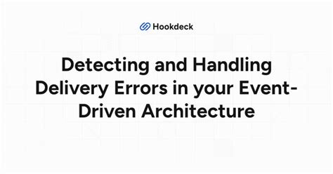 Brian Conway On Linkedin Detecting And Handling Delivery Errors In Your Event Driven Architecture