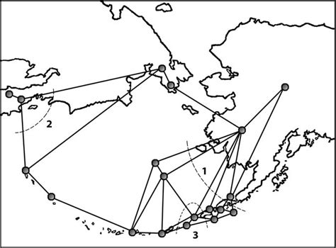Triangulation Plot Using The Monmonier Algorithm For Identifying