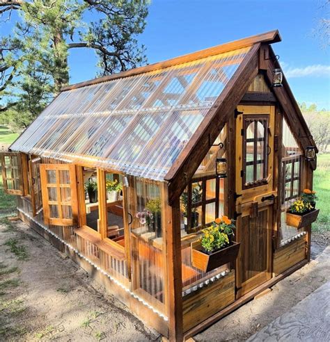 8 X 16 Greenhouse Plans Diy How To Build A Greenhouse Etsy Canada