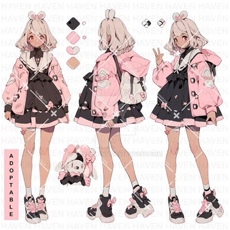 [open] Adopt 34 Waifu Pink Neko Girl By Allukkah On Deviantart