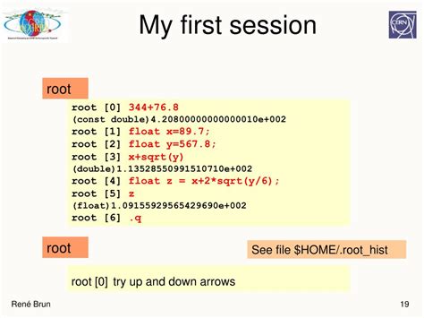 Ppt Introduction To The Root Framework Rootcernch Powerpoint