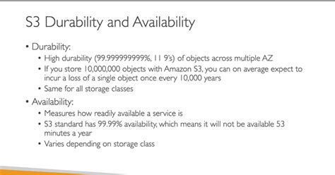 aws s3 different types of storage types available in s3
