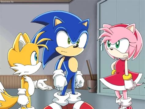 Sonic X E23 Amy Sonic Tails By Giuseppedirosso On Deviantart