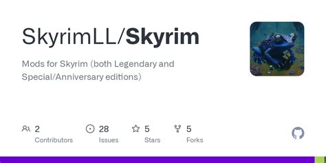 Github Skyrimllskyrim Mods For Skyrim Both Legendary And Special
