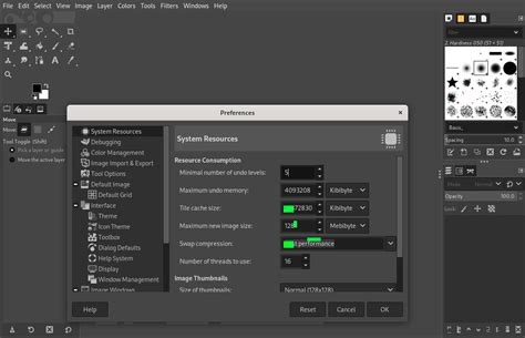 Does Anyone Know Why My Gimp Install Has These Green Boxes Fedora Os R Gimp