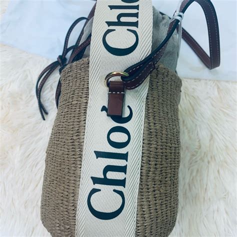 Chloe草編水桶包｜popchill 拍拍圈