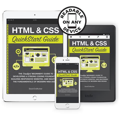 Html And Css Quickstart Guide Quickstart Guides