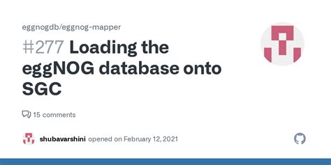 Loading The Eggnog Database Onto Sgc · Issue 277 · Eggnogdbeggnog