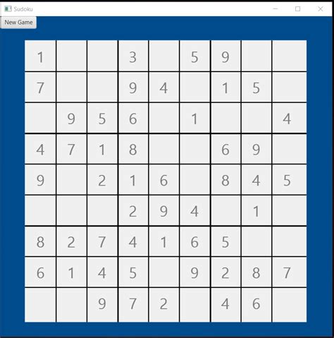 Github Robertirmsudoku Simple Sudoku Game Using Javafx